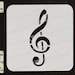 Music Notes Stencil - Etsy