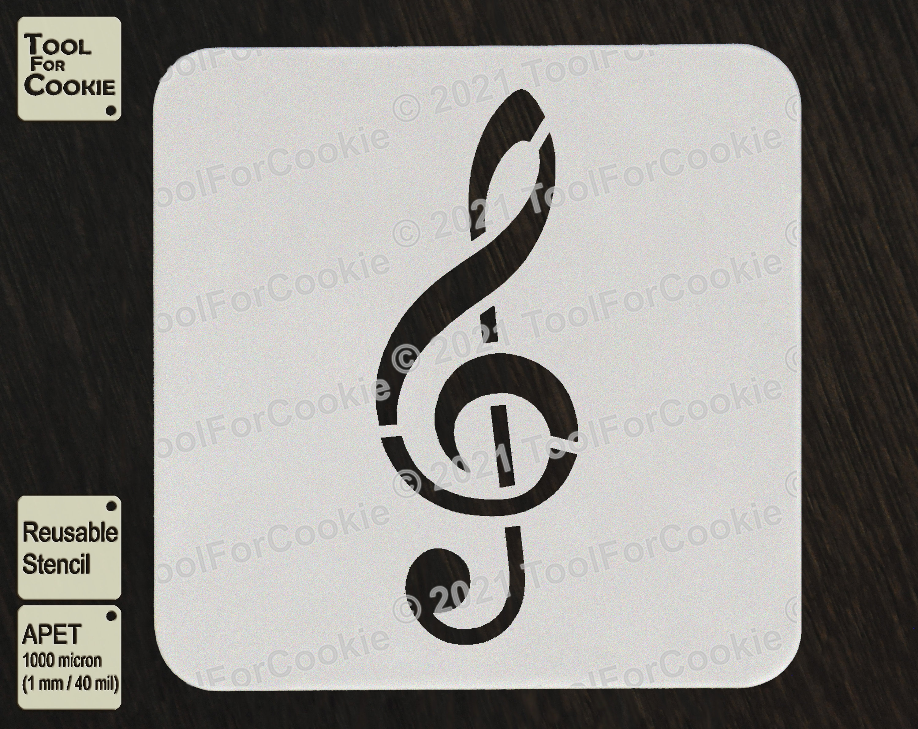 Music Notes Stencil | Etsy