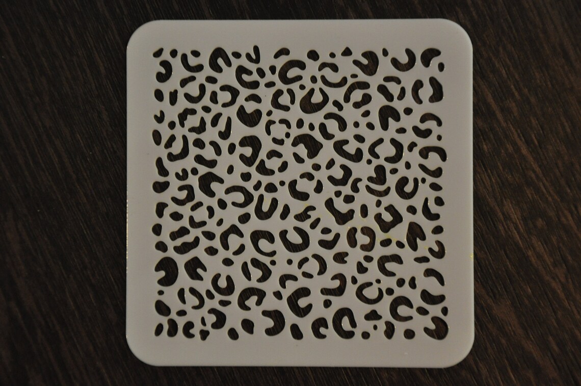 Leopard Stencil Leopard Pattern Stencil Leopard Print - Etsy