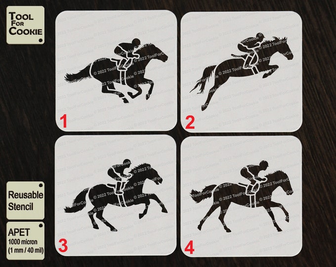 Running Horse Custom Stencil Multiple Sizes Fast Free Shipping 256 - Etsy