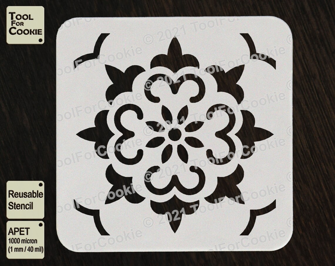 Mexican Folk Art Style Stencils, Pattern Stencil, Custom Stencil - Etsy