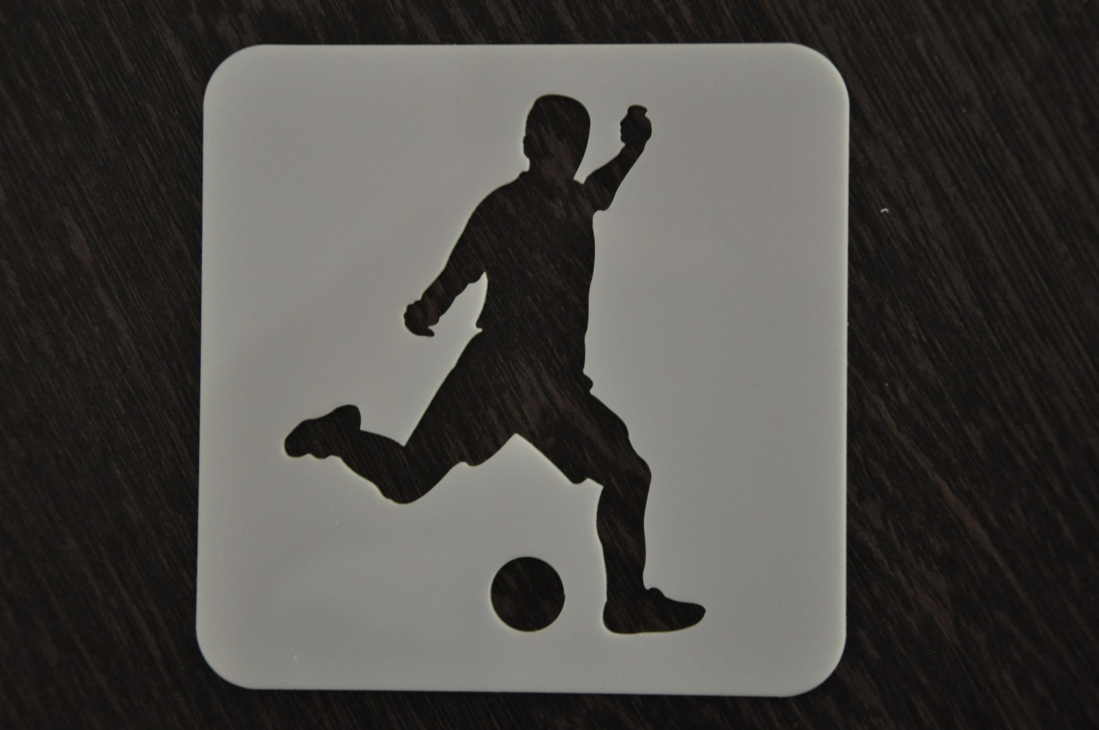 Soccer Player Stencil Football Stencil Custom Stencil Any - Etsy