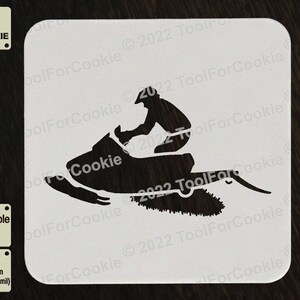 Snowmobiling Stencil - Etsy