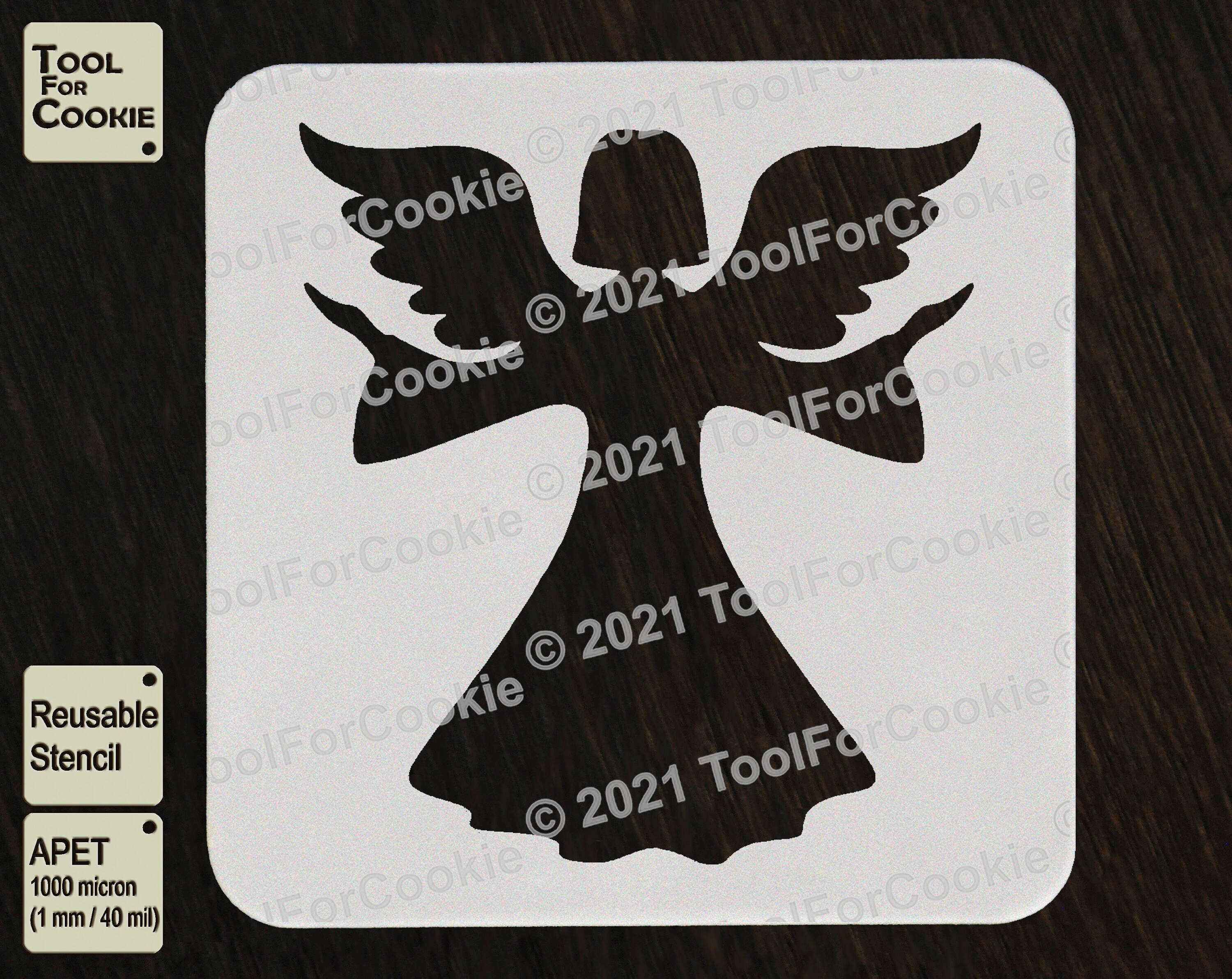 Angel Stencil - Etsy