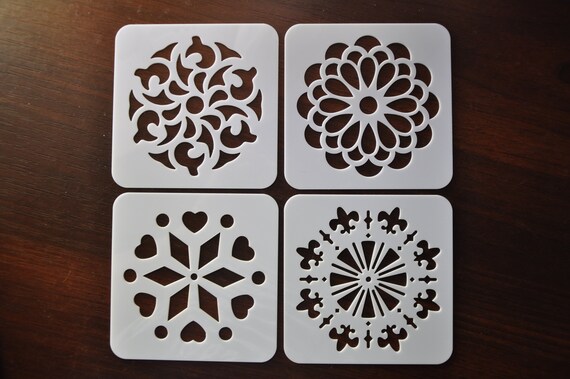 Mandala Art Stencils Custom Stencil Any Font Any Design | Etsy