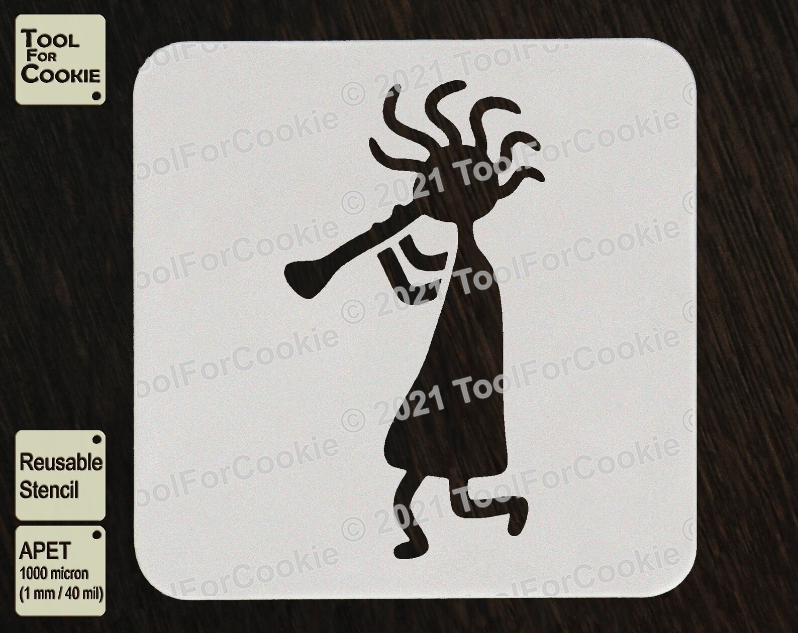 Kokopelli Native American Art Kokopelli Stencil | Etsy