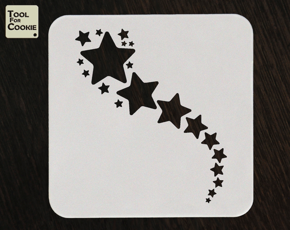 Star Stencil Stars pattern Stencil Custom Stencil Any Font | Etsy