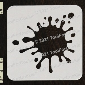 Paint Splatter Stencil - Etsy