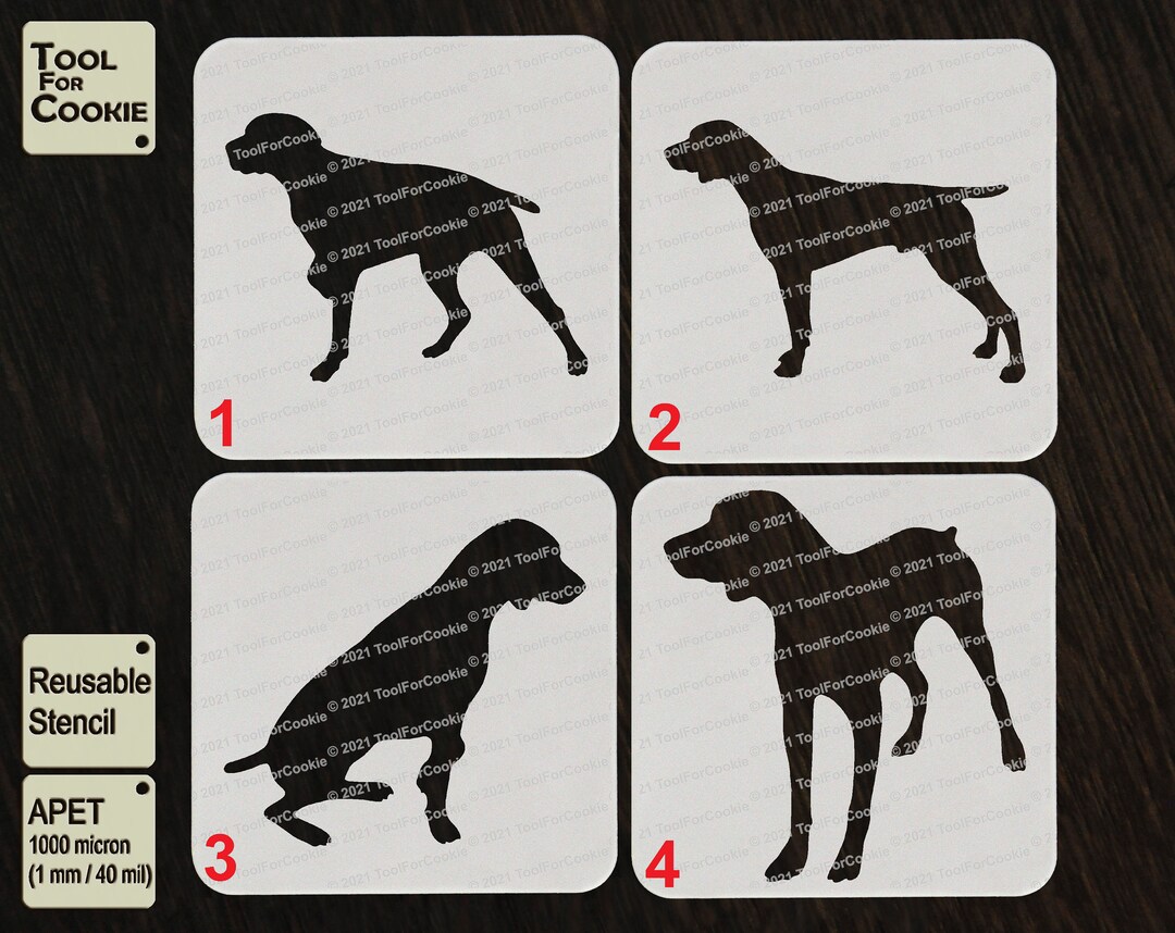 German Pointer Dog Stencil - Etsy