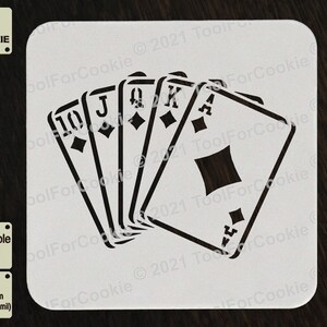 Playing Card Suit Stencil - Etsy Canada