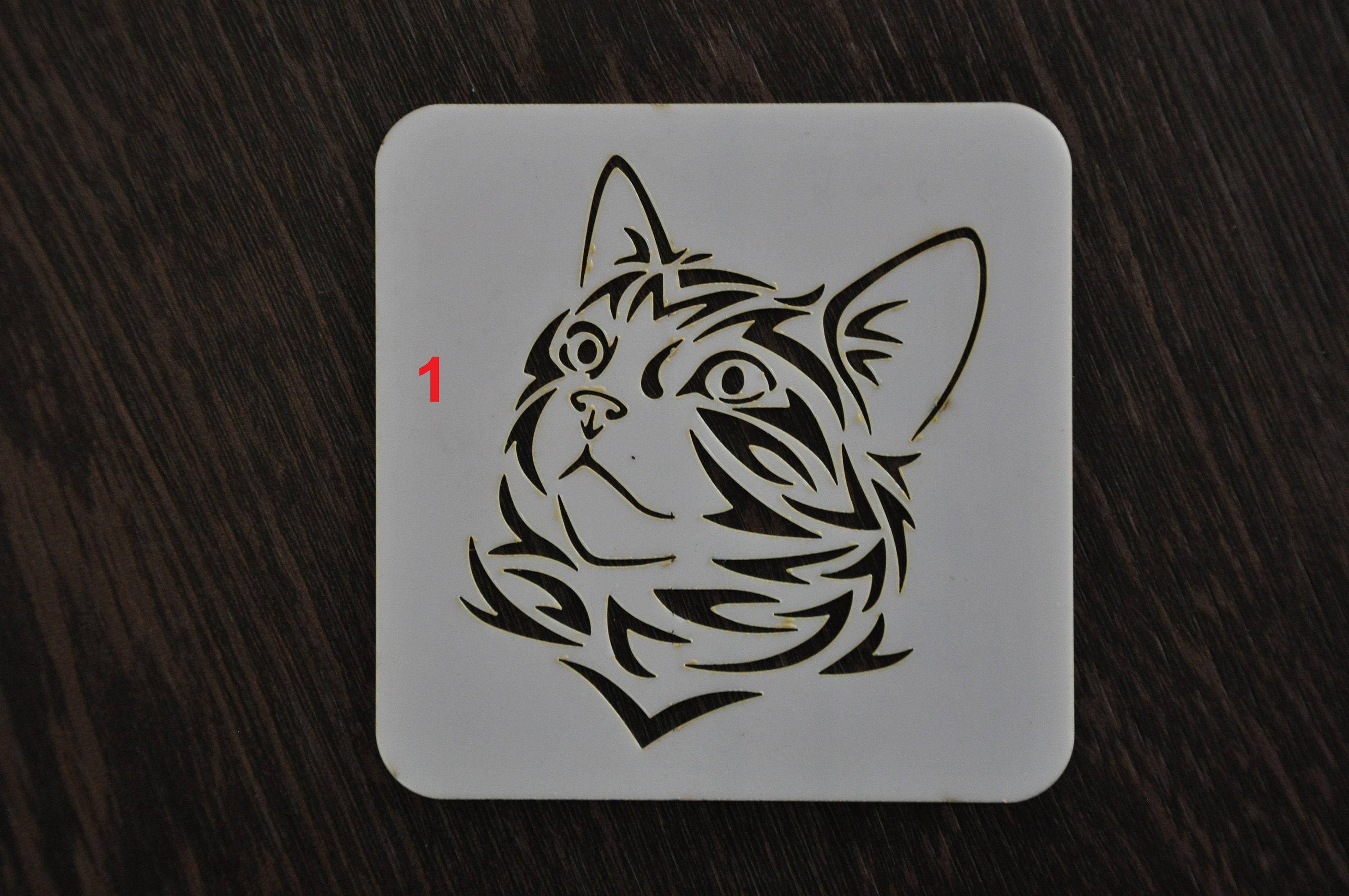 Cat Stencil Cats Stencil Custom Stencil Any Font Any - Etsy