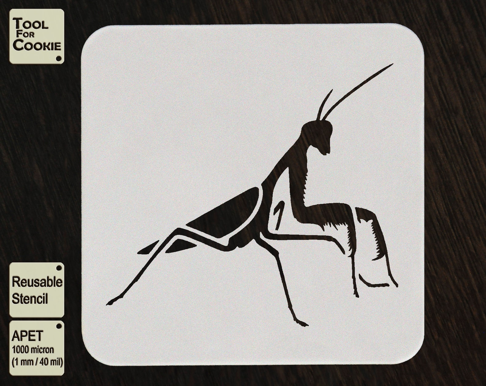 Mantis Stencil, Insect Stencil - Etsy