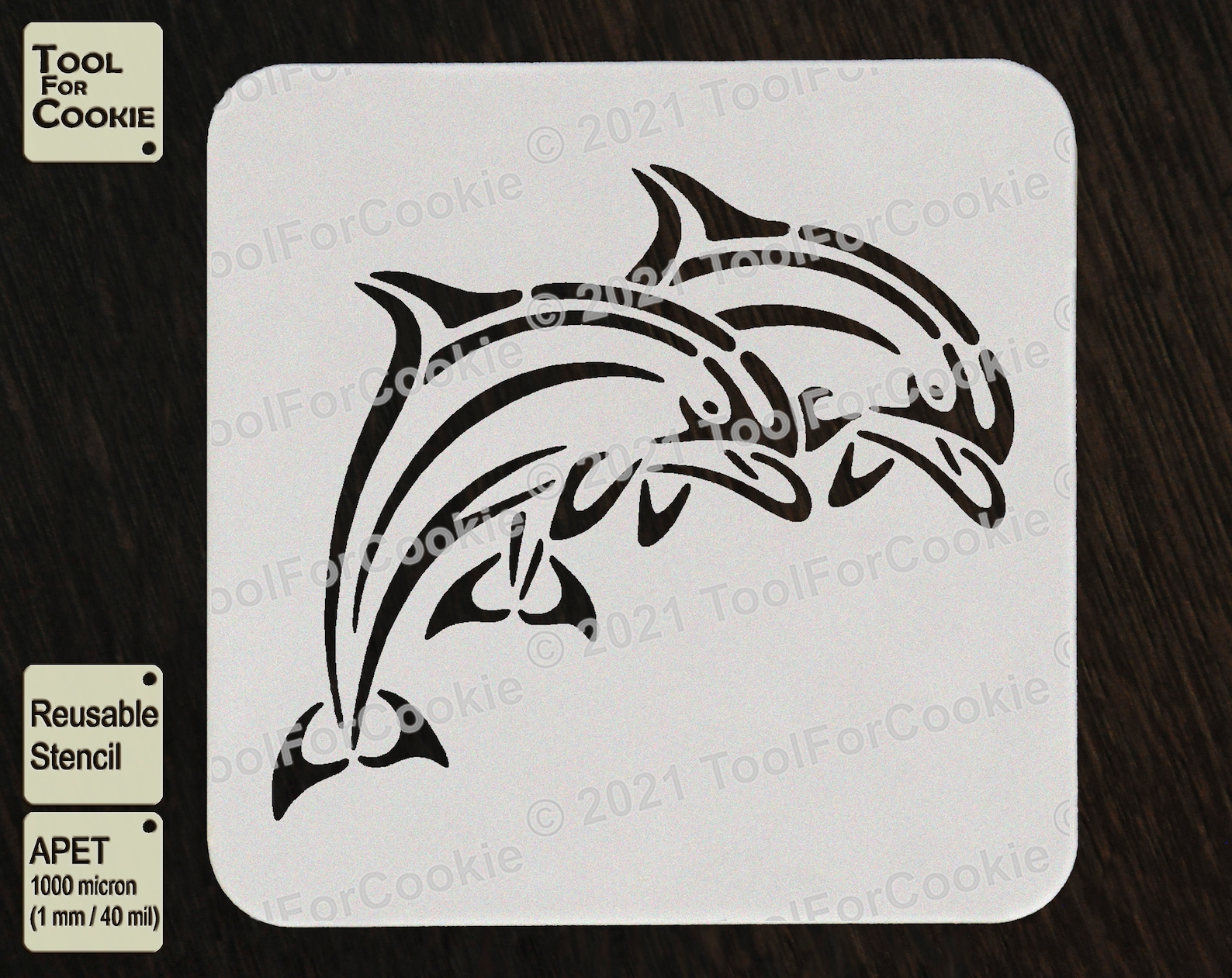 Dolphin Stencil Animal Stencil Fish Stencil Custom Stencil - Etsy