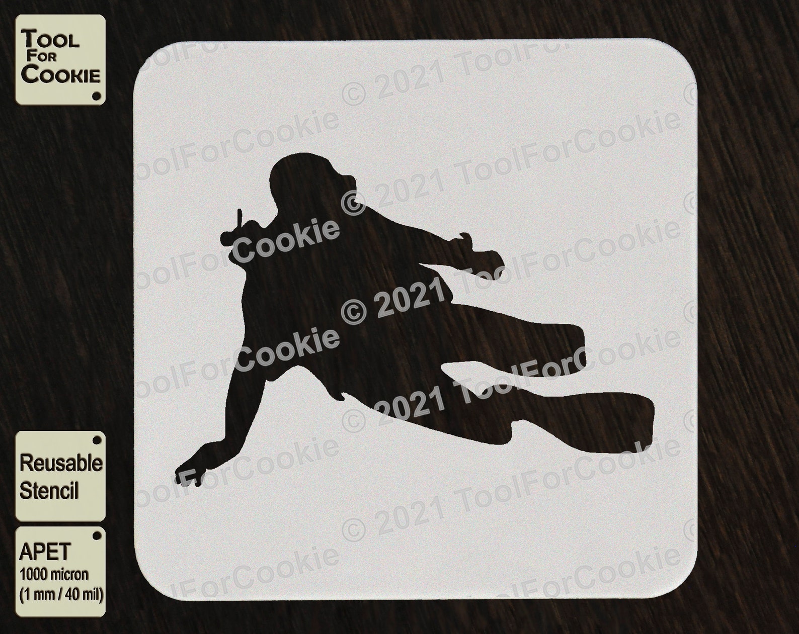 Diver Stencil Diving Stencil - Etsy