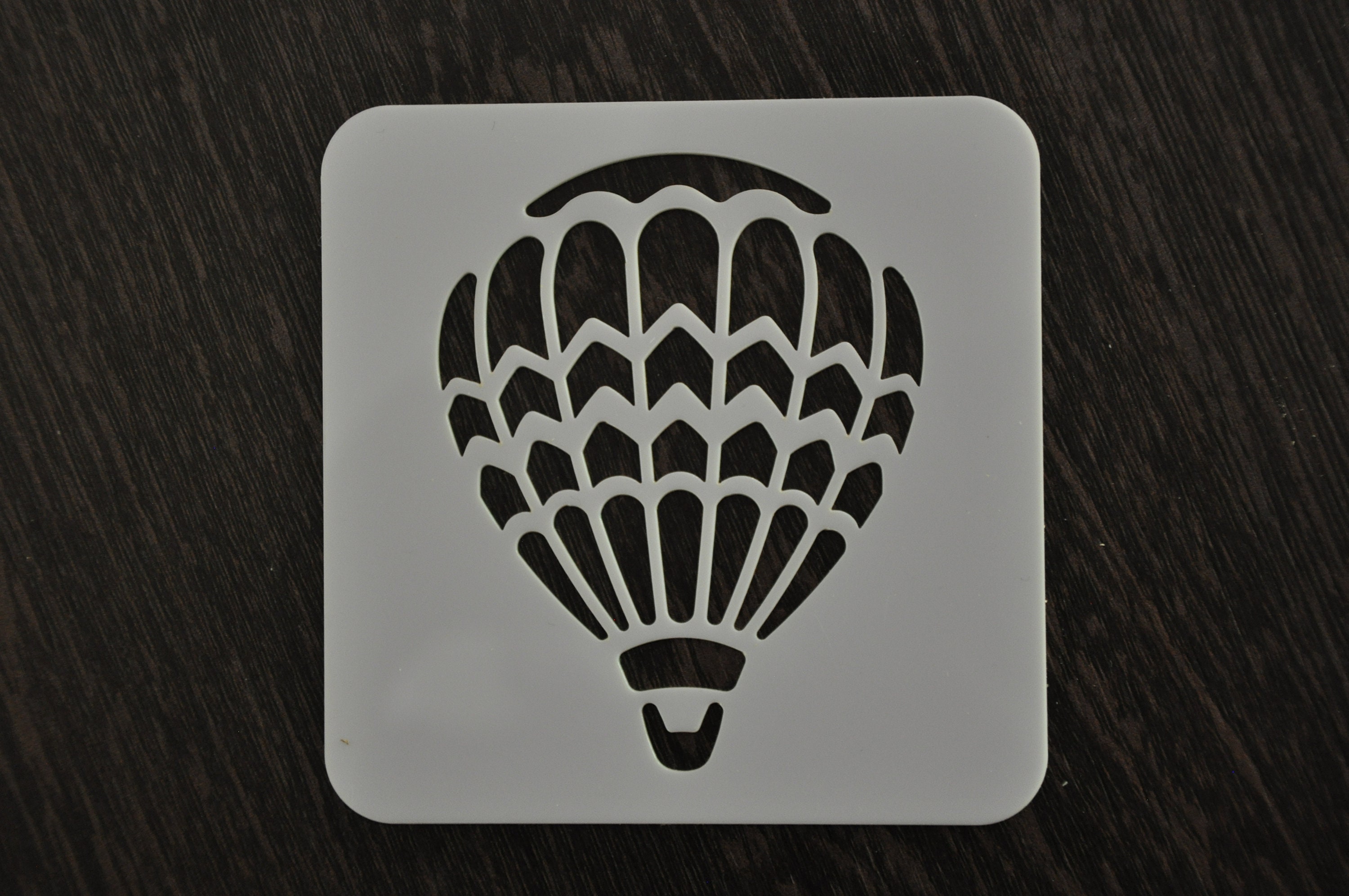 Balloon Stencil Hot Air Balloon Custom Stencil Any Font Any - Etsy