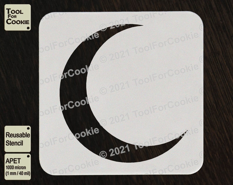 Moon Stencil Star Burst Stencil Moon Pattern Stencil - Etsy
