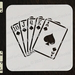 Playing Card Suit Stencil - Etsy Canada