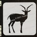 African Antelope Stencil - Etsy