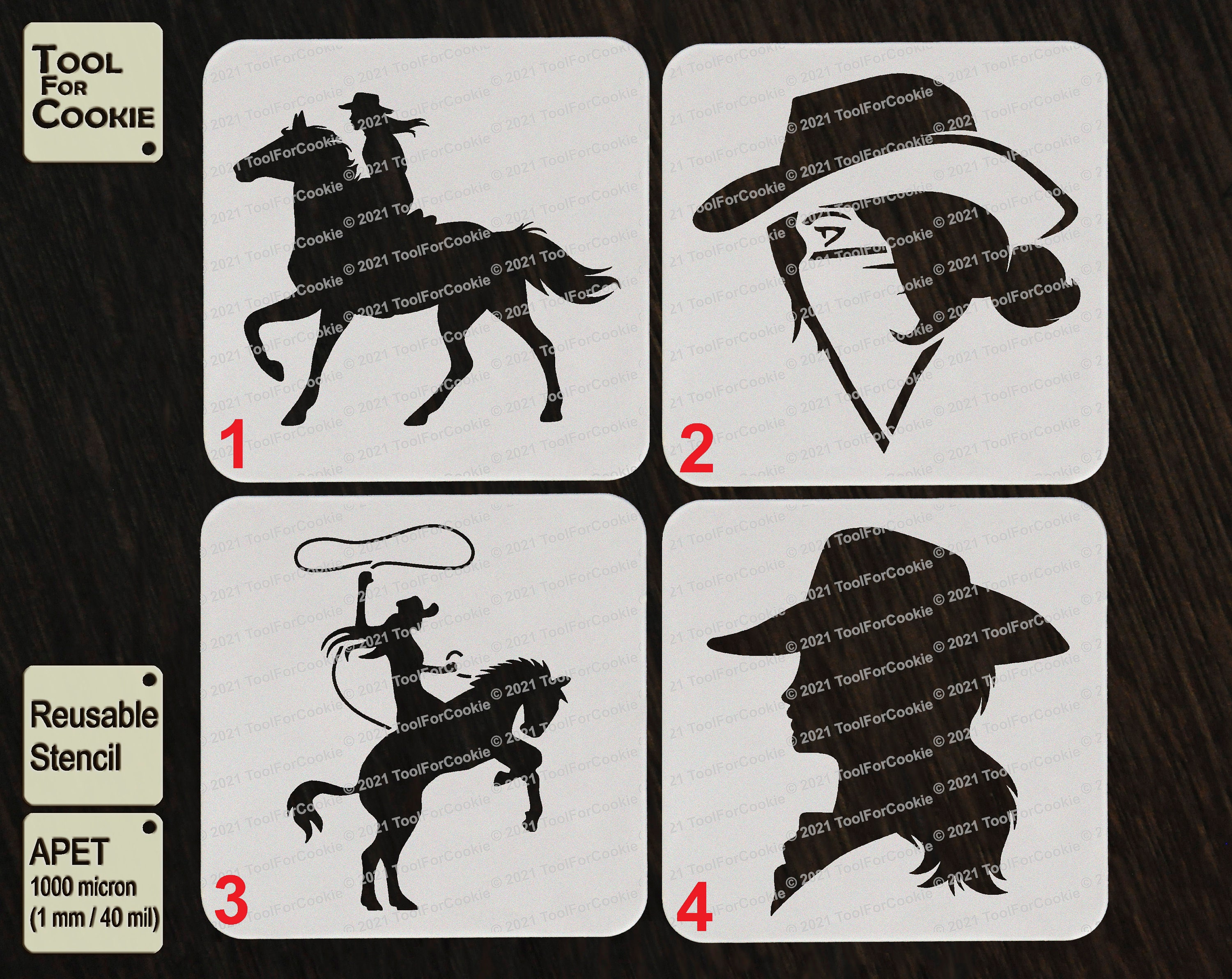 Cowgirl Stencil - Etsy