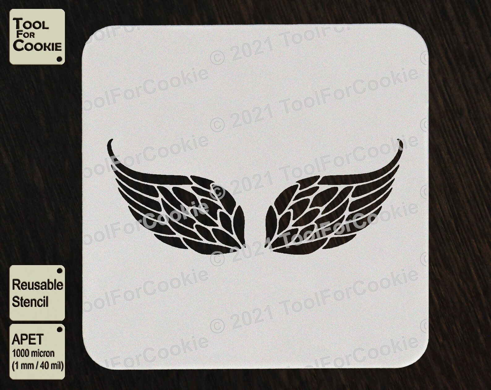 Angel Wings Stencil | Etsy