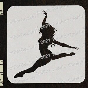 Dancing Girl Stencil, Custom Stencil, Any Font, Any Design, Any Size ...