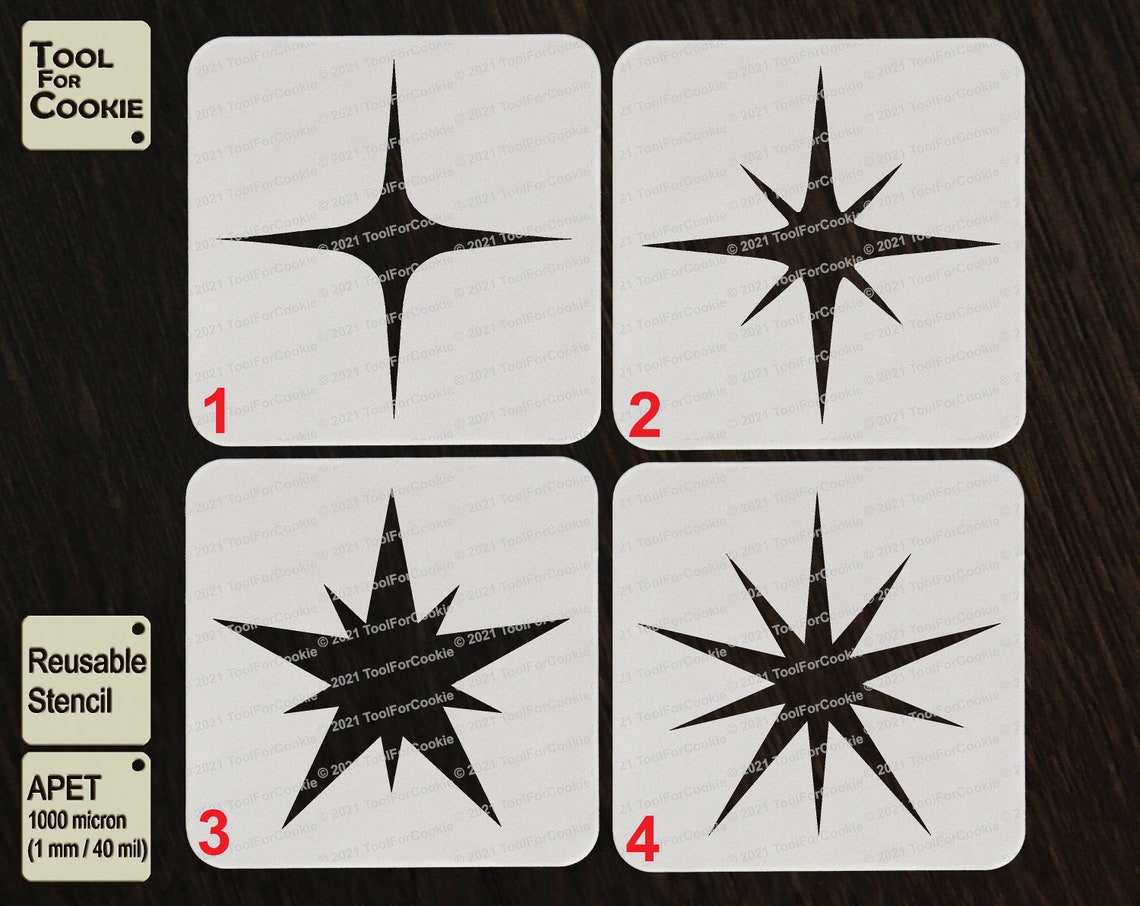 Star Stencil, Stars Pattern Stencil - Etsy