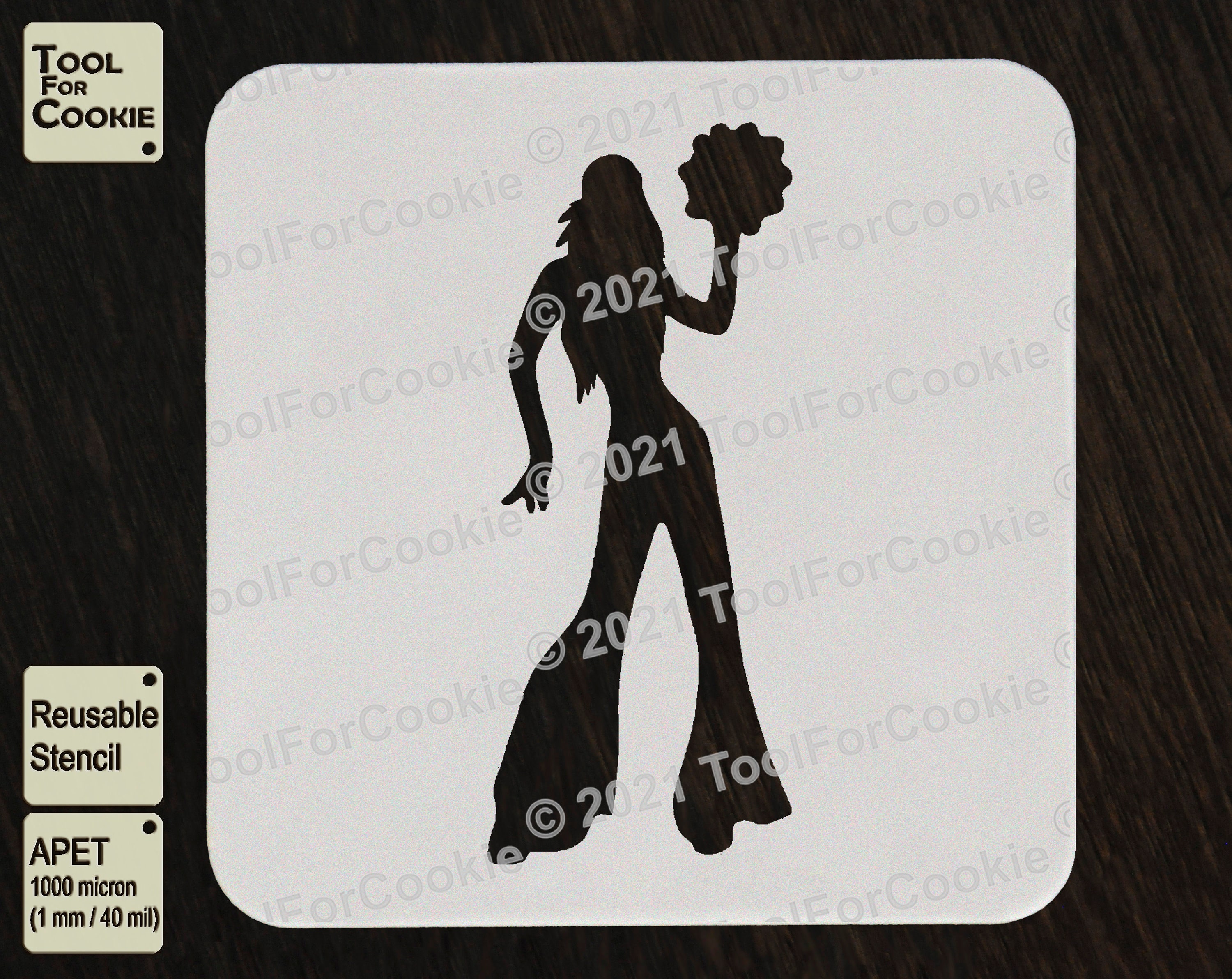 Disco Dancer Stencil - Etsy
