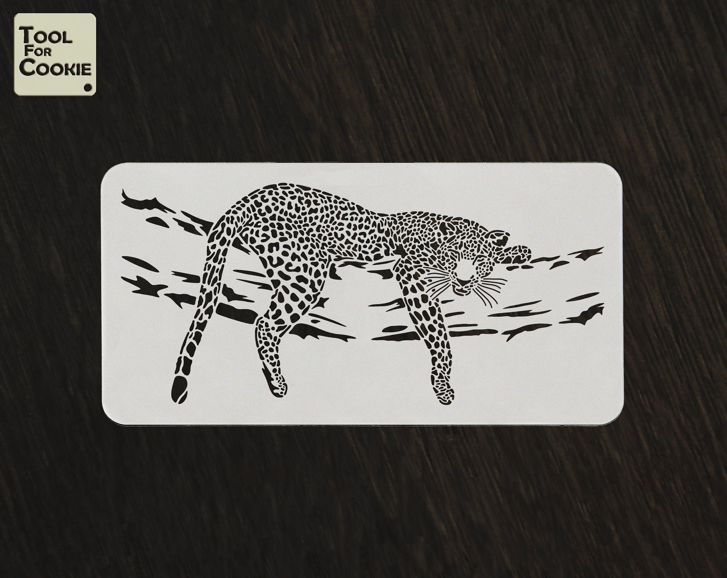 Leopard Stencil Custom Stencil Any Font Any Design Any | Etsy