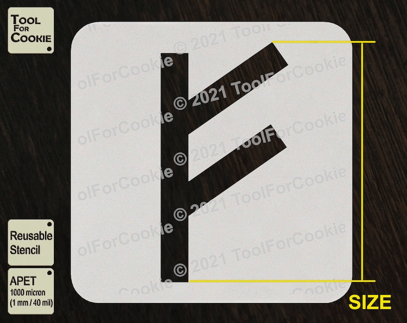 Viking Runes Stencil the Elder Futhark Runes Stencil - Etsy