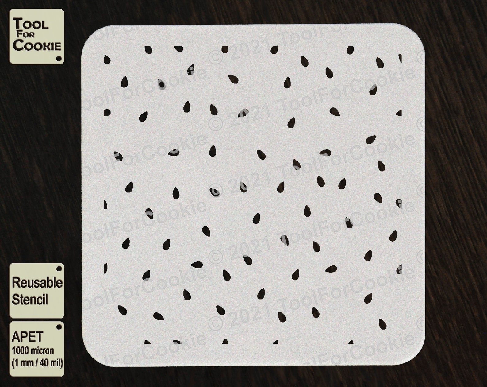 Watermelon Stencil - Etsy