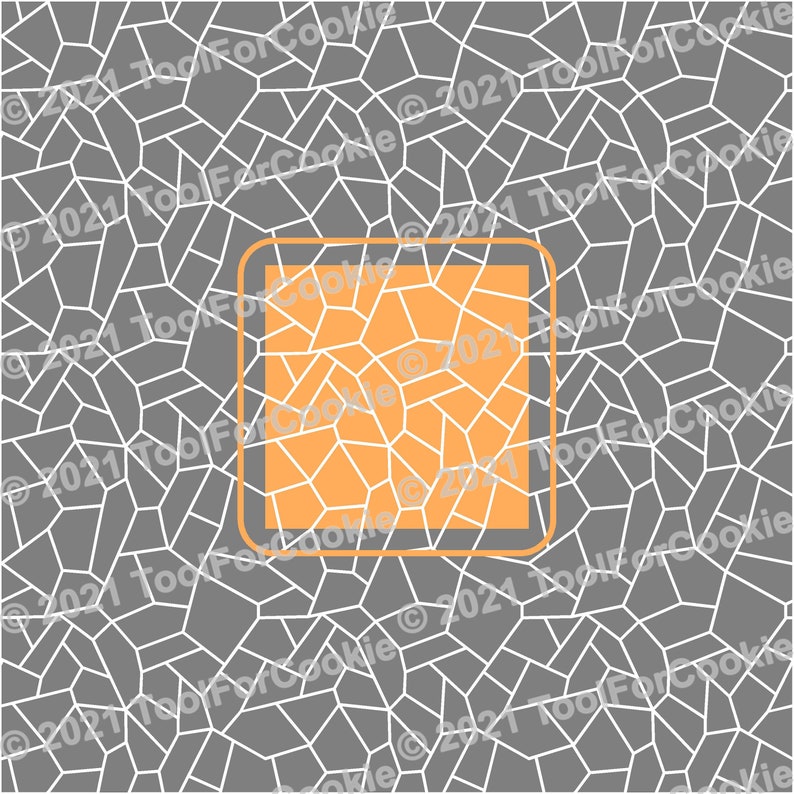 Stone Pattern Stencil - Etsy