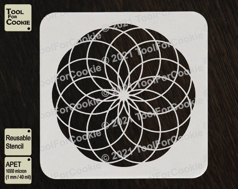 Sacred Geometry Stencil - Etsy