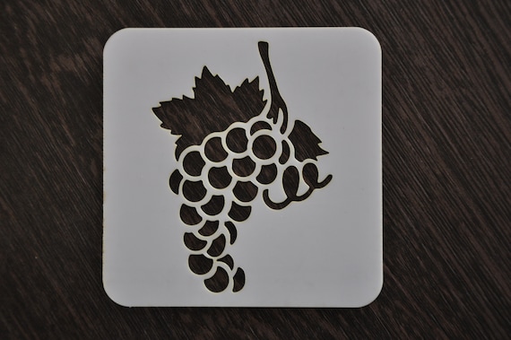 Grape Stencil Custom Stencil Any Font Any Design Any Size - Etsy