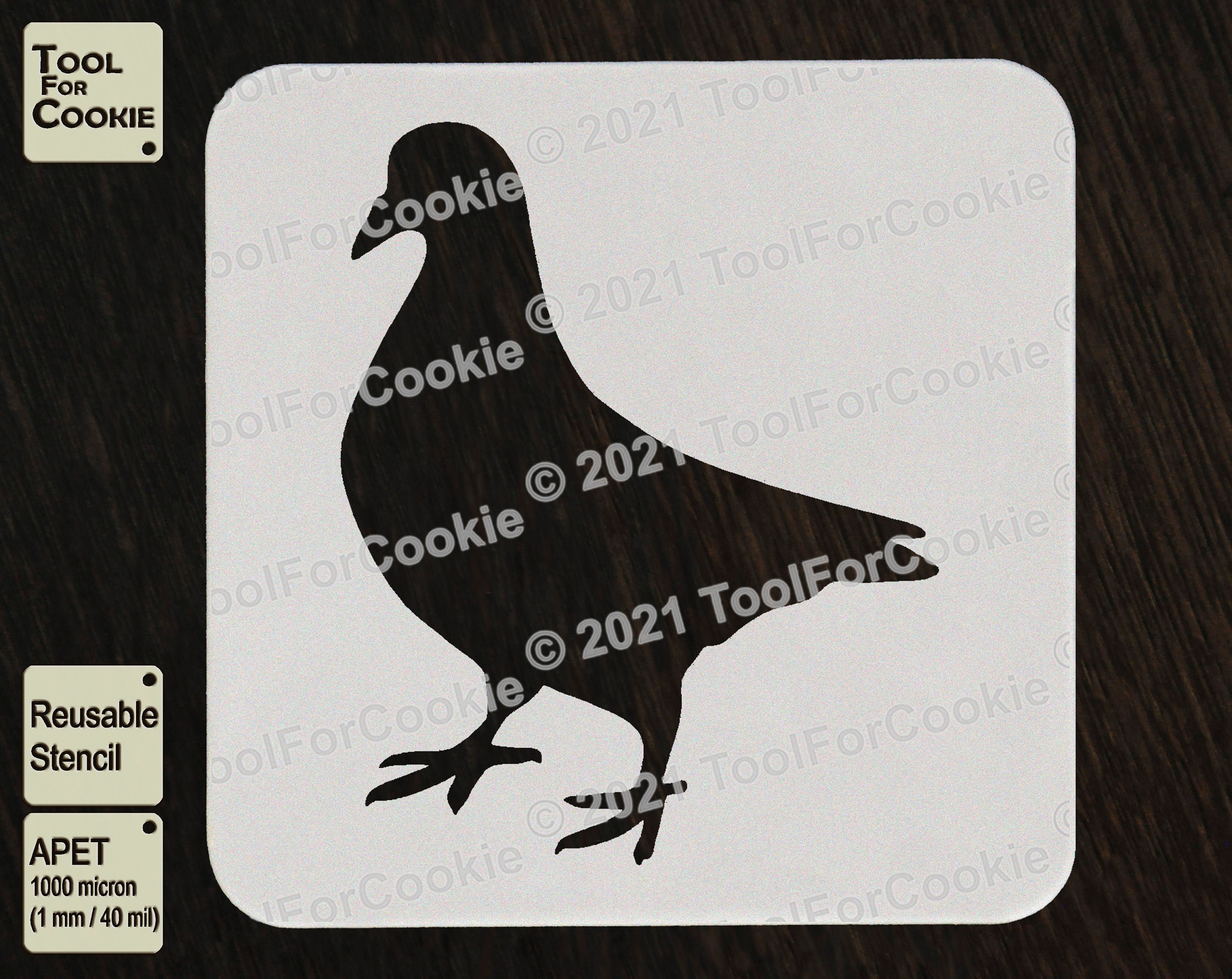 Dove Stencil Pigeon Stencil - Etsy