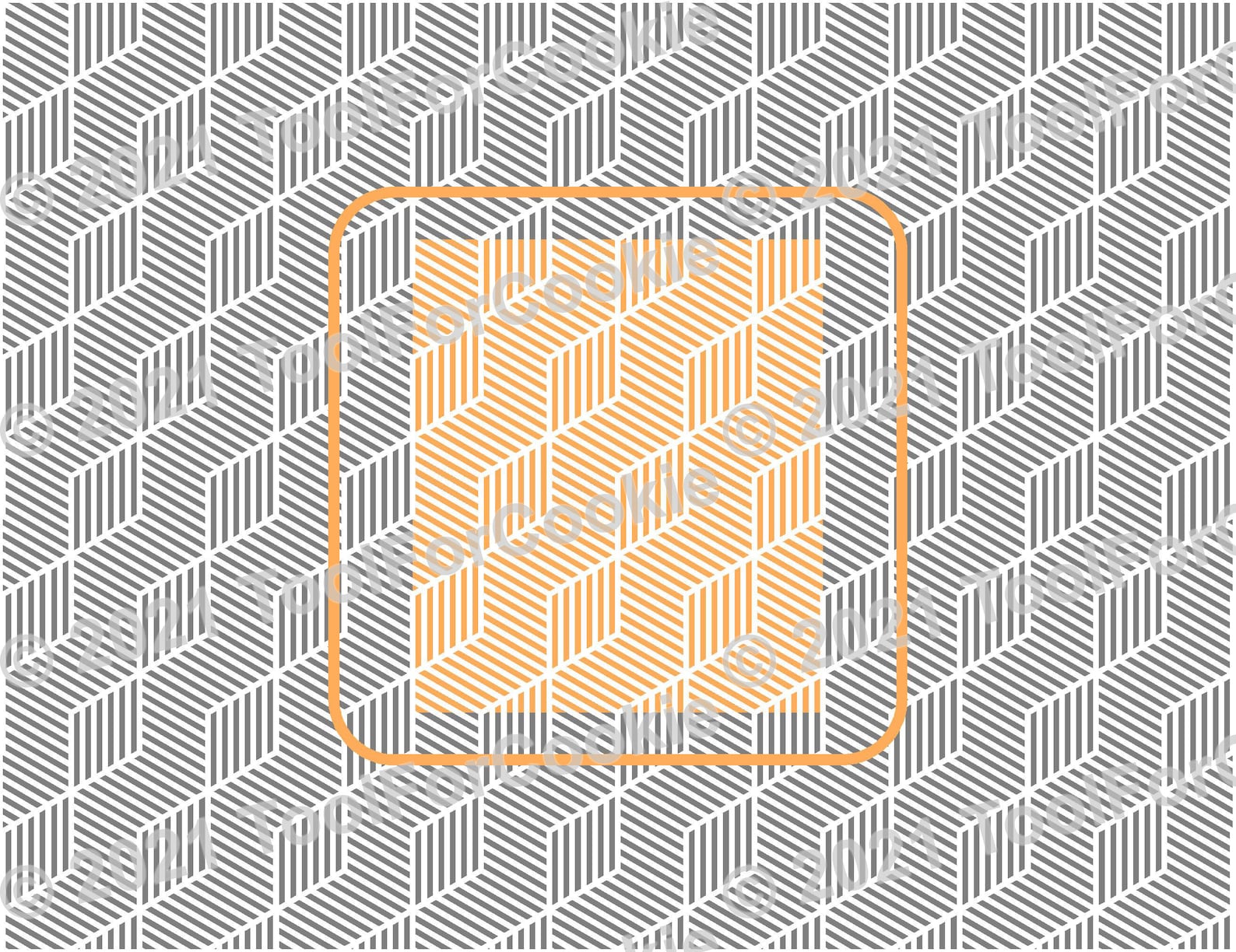 Decorative Hexagon Pattern Stencil - Etsy