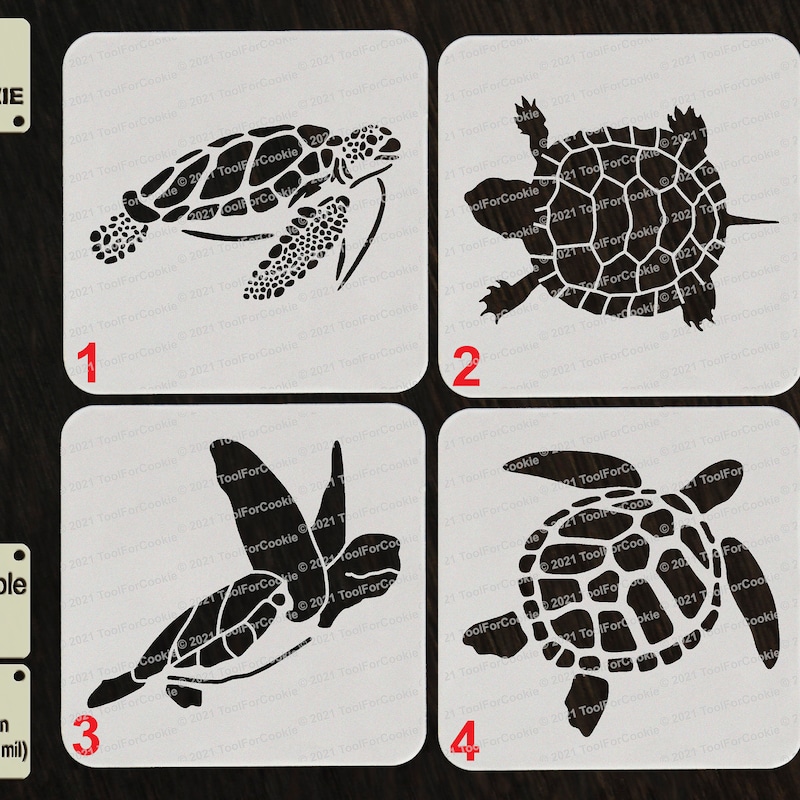 Turtle Stencils - Etsy