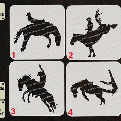 Rodeo Stencil - Etsy