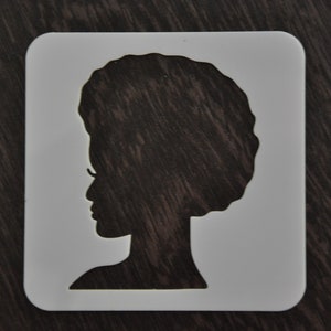 Women Stencil, Woman's Face Stencil, Custom Stencil, Any Font, Any ...