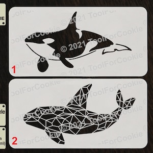 Orca Stencil, Whale Killer Stencil - Etsy
