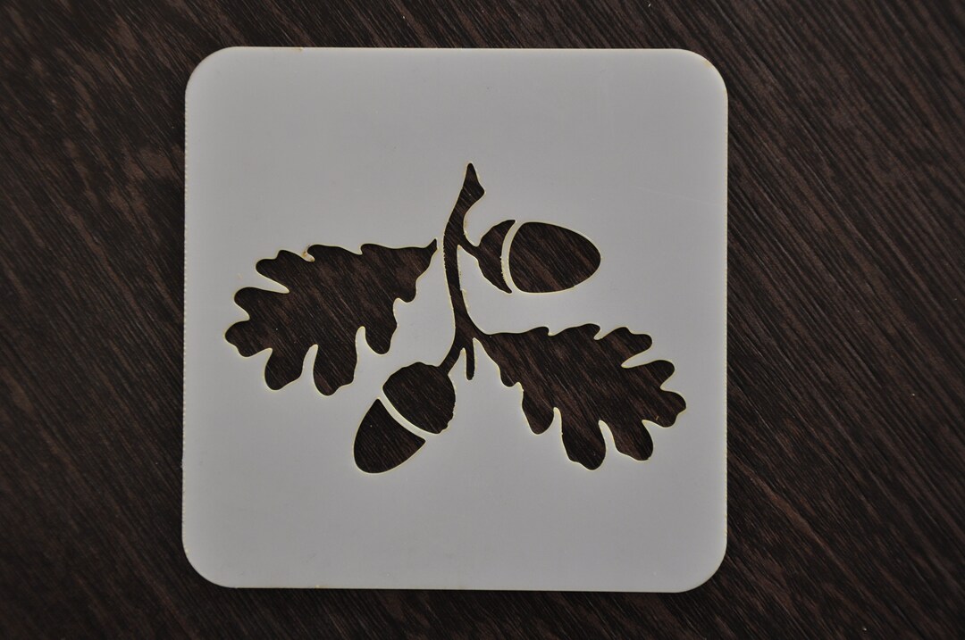 Acorn Stencil, Custom Stencil, Any Font, Any Design, Any Size, Stencils ...
