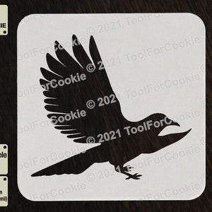 Magpie Stencil - Etsy