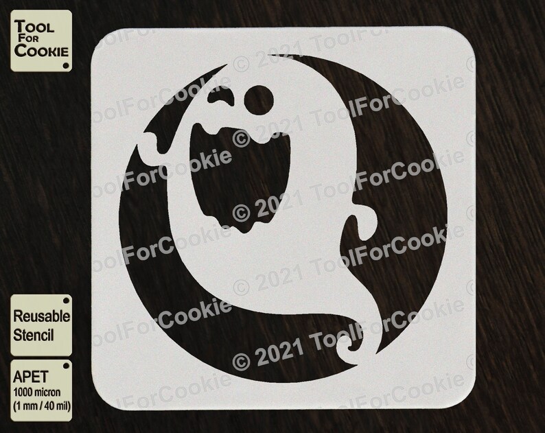 Ghost Body Stencil - Etsy