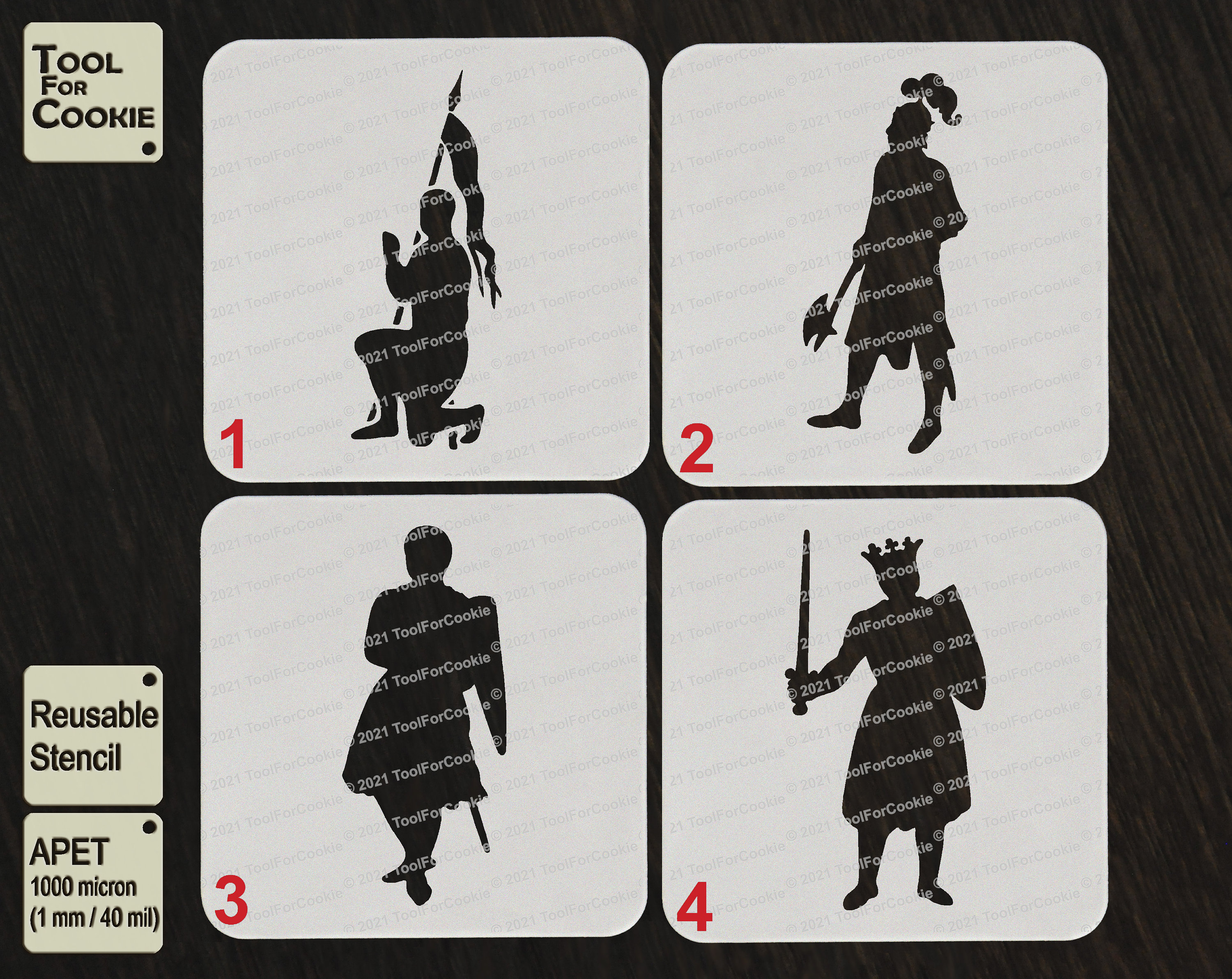 Knight Stencil Warrior Stencil Custom Stencil Any Font Any - Etsy