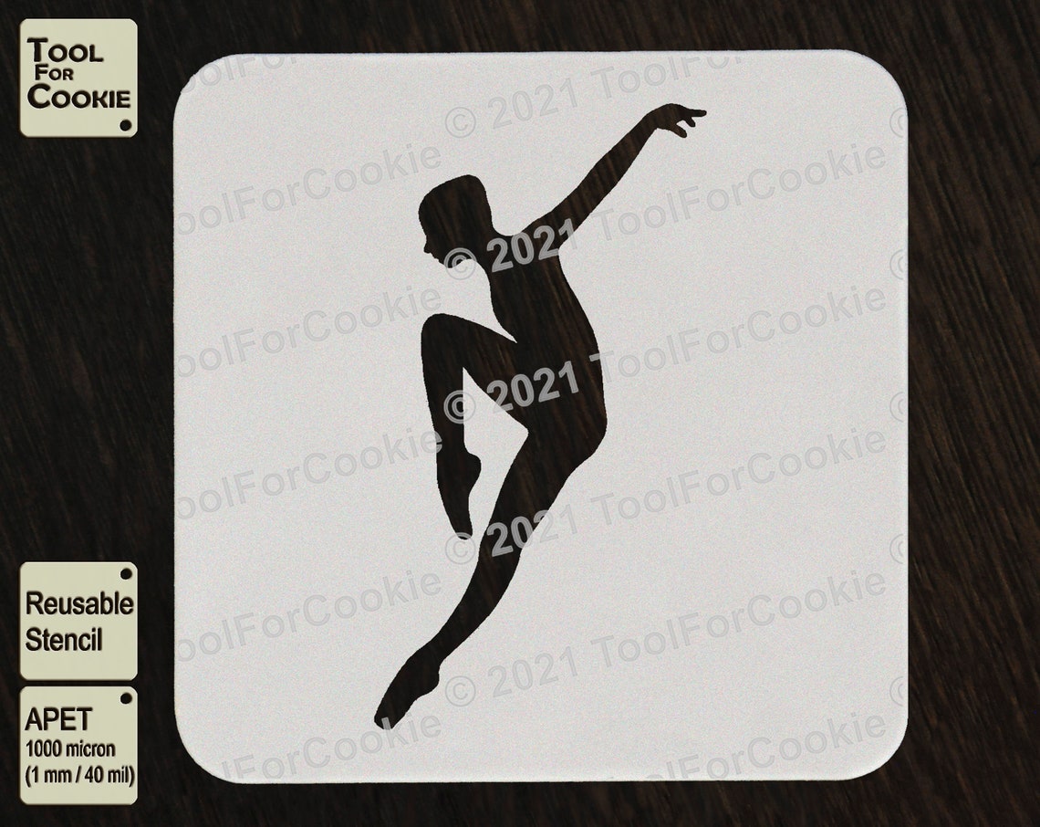Ballerina Stencil, Ballet Stencil, Custom Stencil, Any Font, Any Design ...