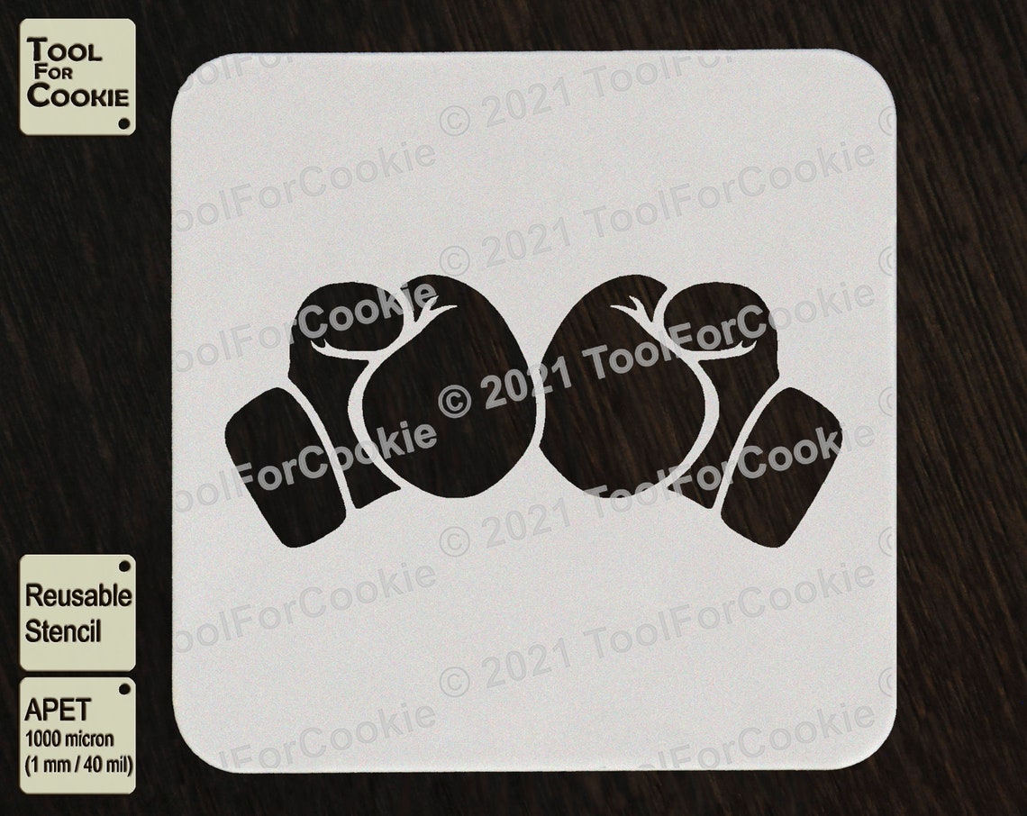 Boxing Gloves Stencil - Etsy