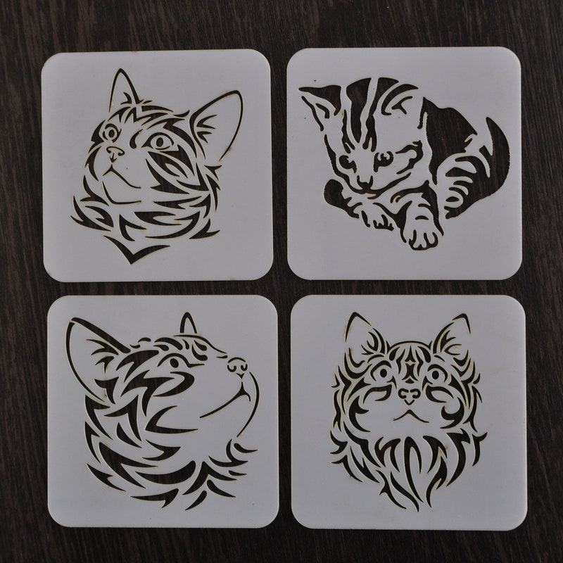 Cat Stencils - Etsy