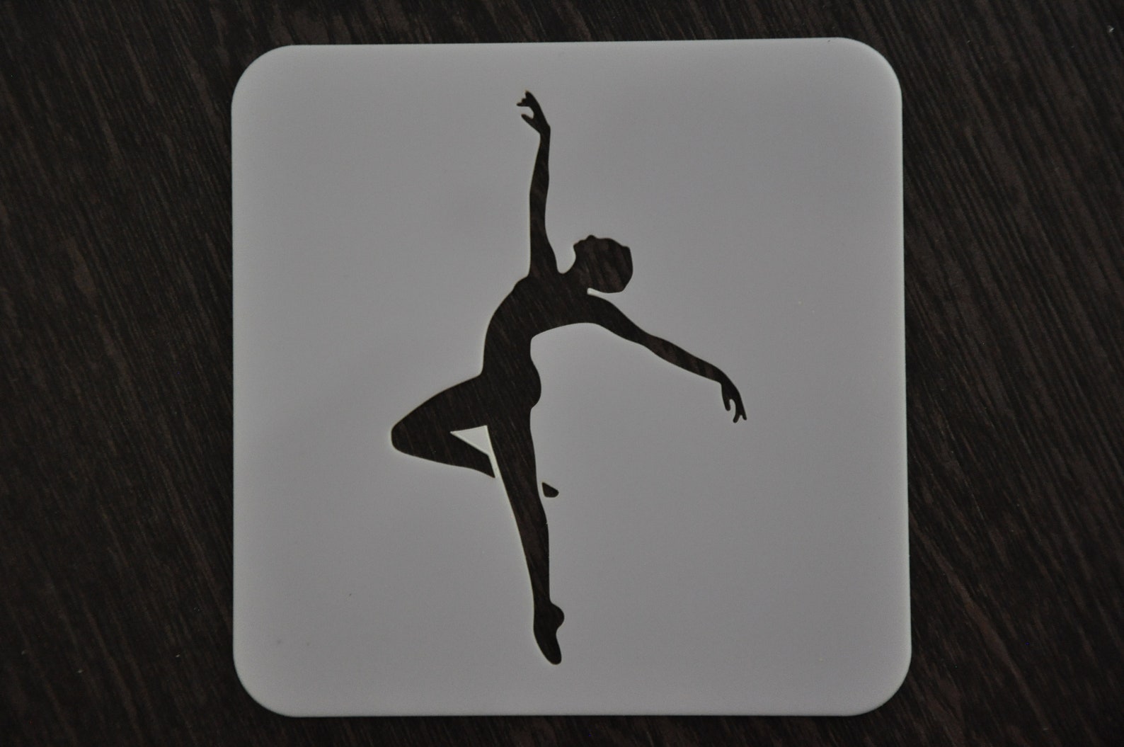 Ballerina Stencil Ballet Stencil Custom Stencil Any Font - Etsy
