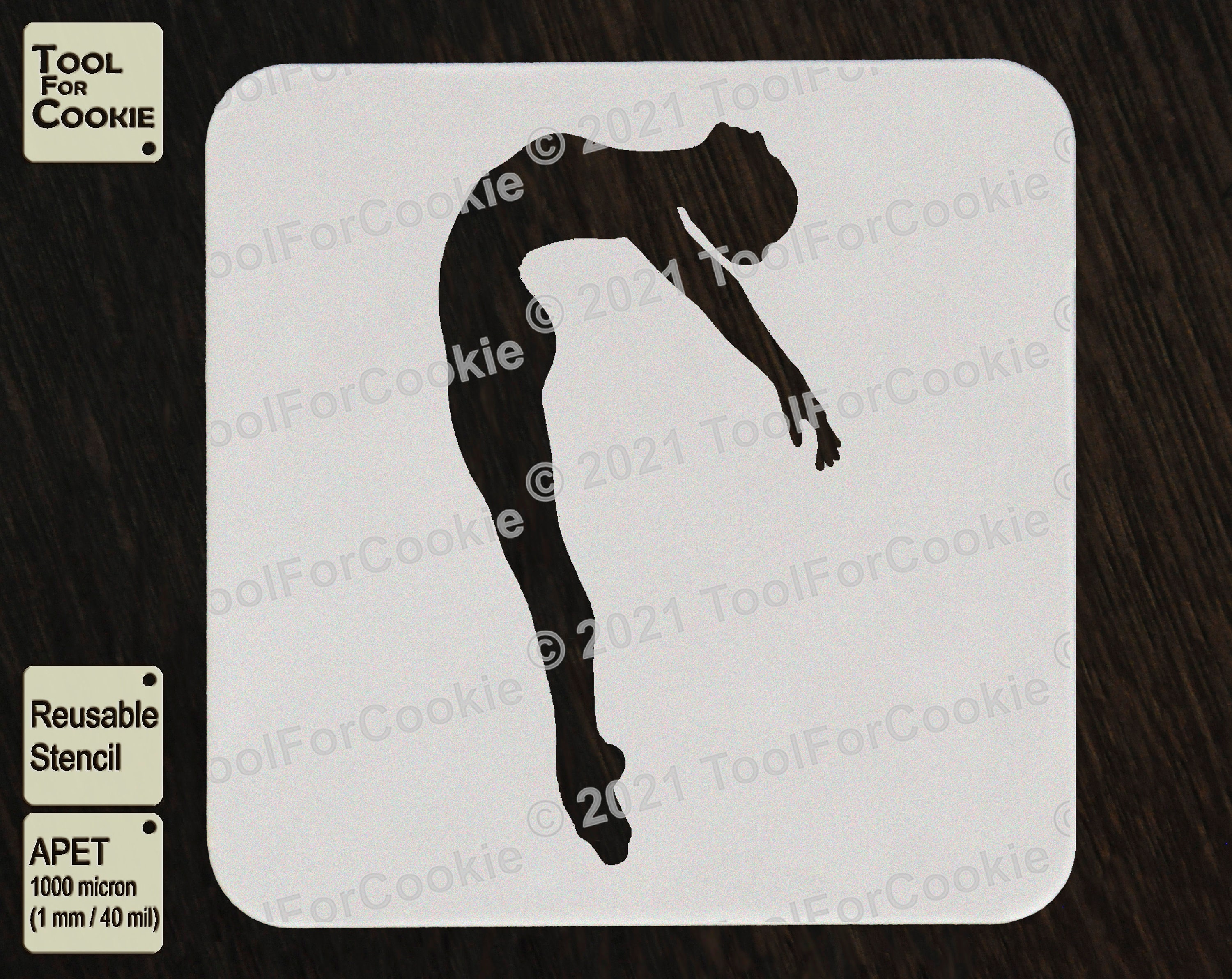 Ballerina Stencil Ballet Stencil Custom Stencil Any Font - Etsy UK