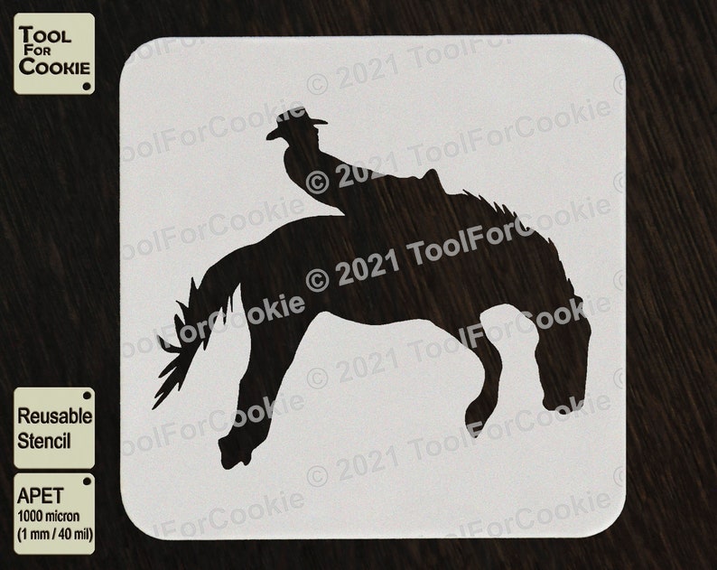 Rodeo Stencil - Etsy
