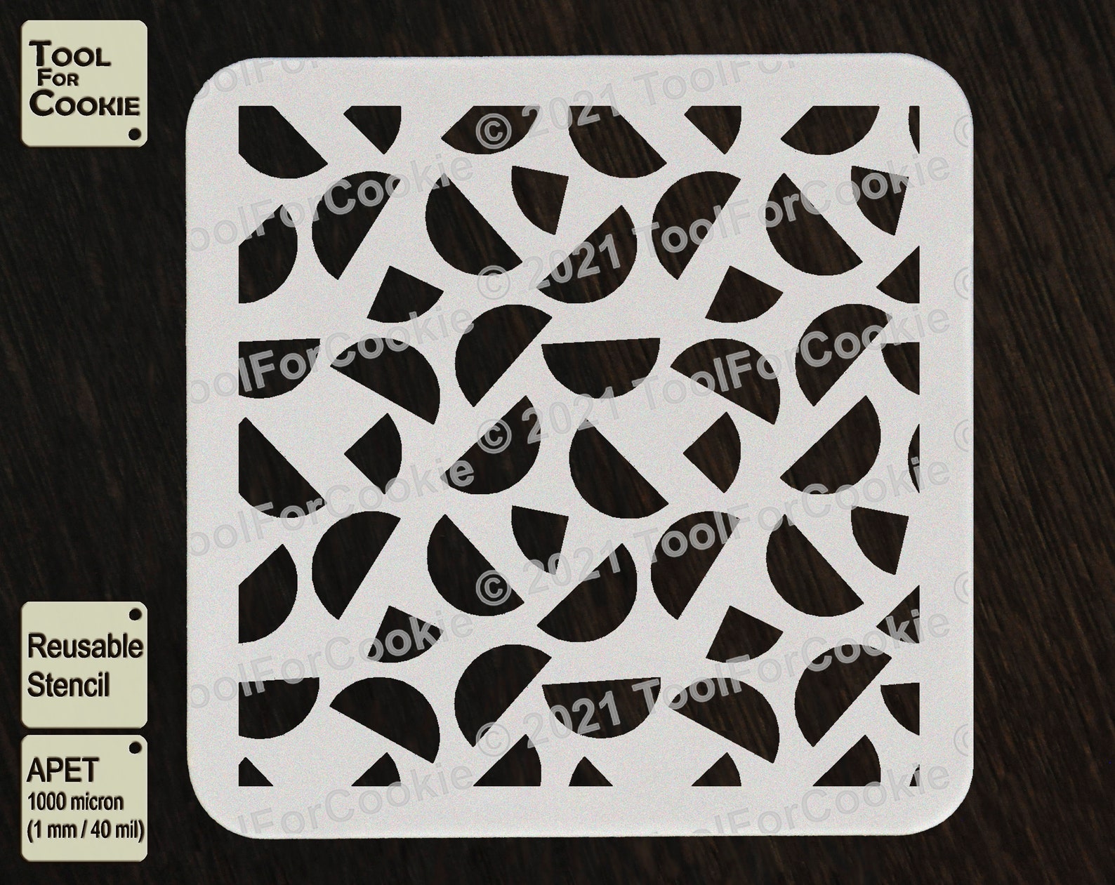 Watermelon Stencil - Etsy